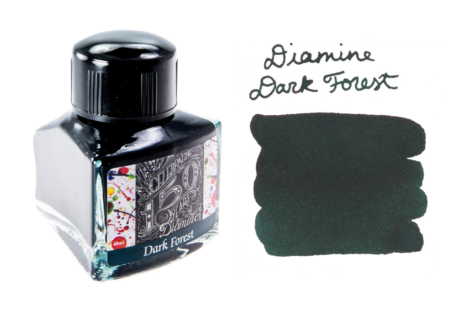 Diamine Dark Forest - 40ml Bottled Fountain Pen Ink - The Goulet Pen ...