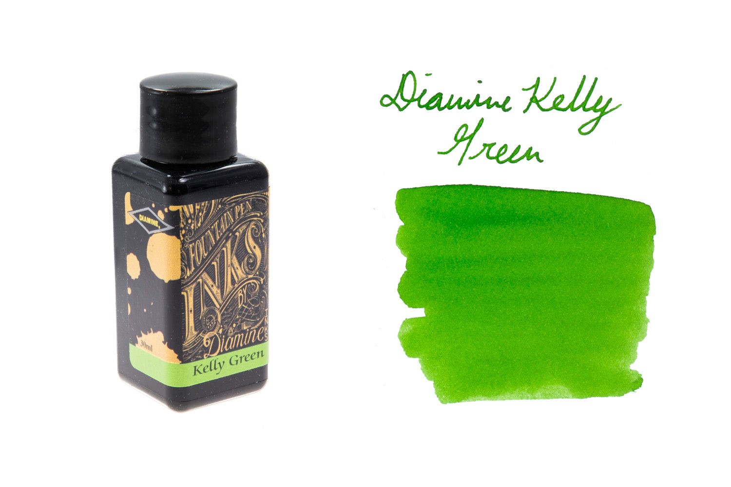 Diamine Kelly Green - 30ml Bottled Fountain Pen Ink - The Goulet Pen ...