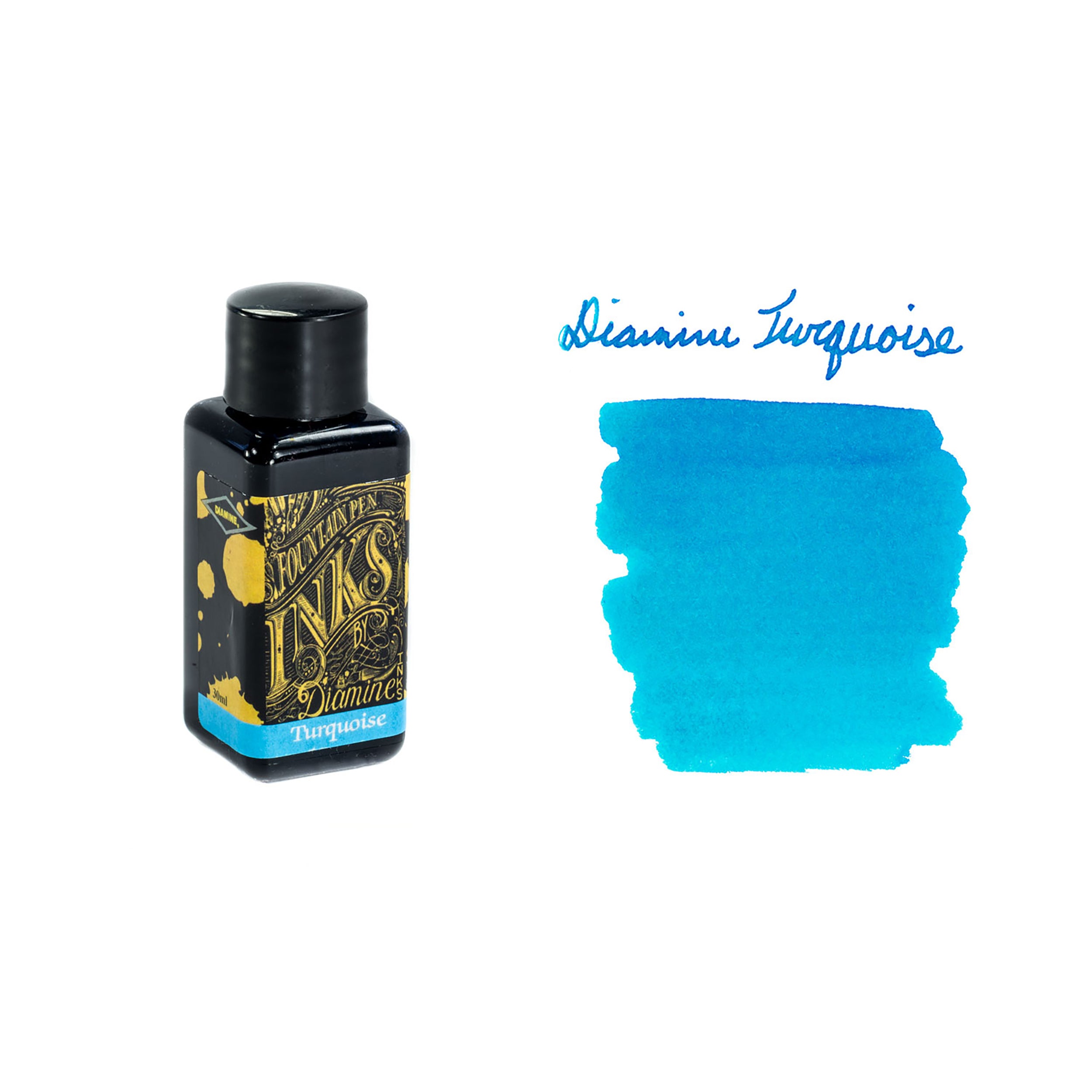 Diamine Turquoise - 30ml Bottled Fountain Pen Ink - The Goulet Pen Company