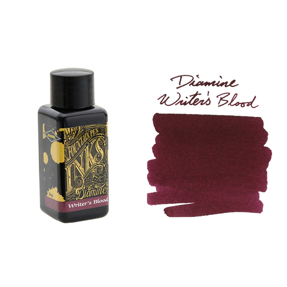 Diamine Writer's Blood: Fountain Pen Ink Review - The Goulet Pen Company
