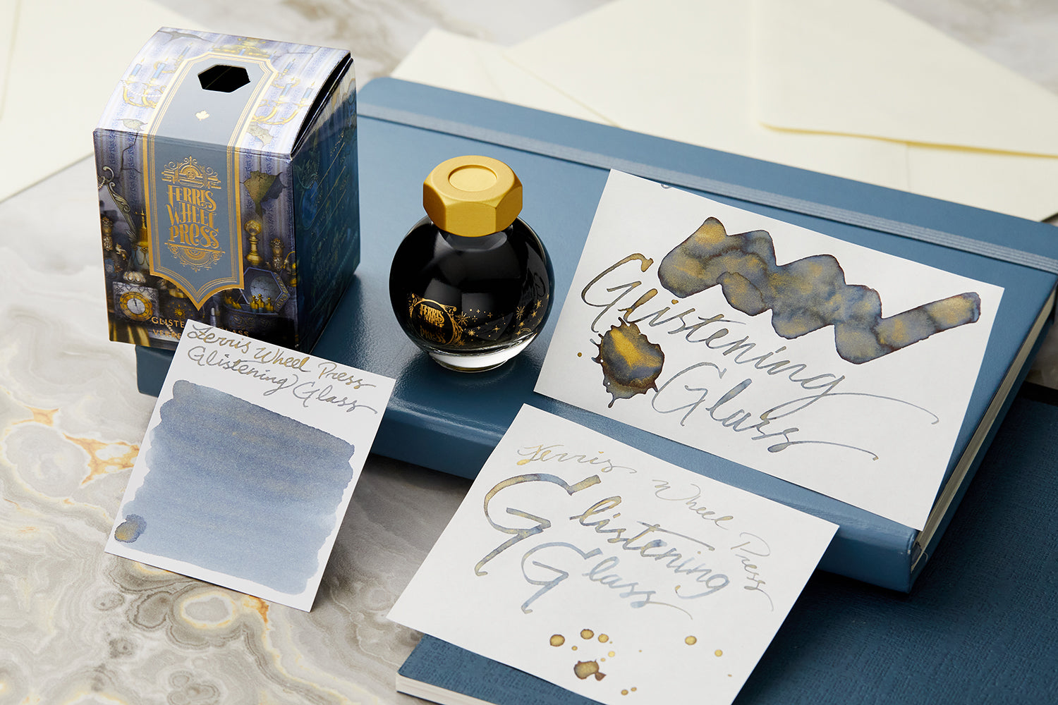 Ferris Wheel Press Glistening Glass - Ink Sample - The Goulet Pen Company