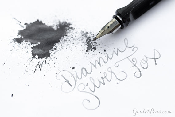 Grey & Silver Fountain Pen Ink - The Goulet Pen Company