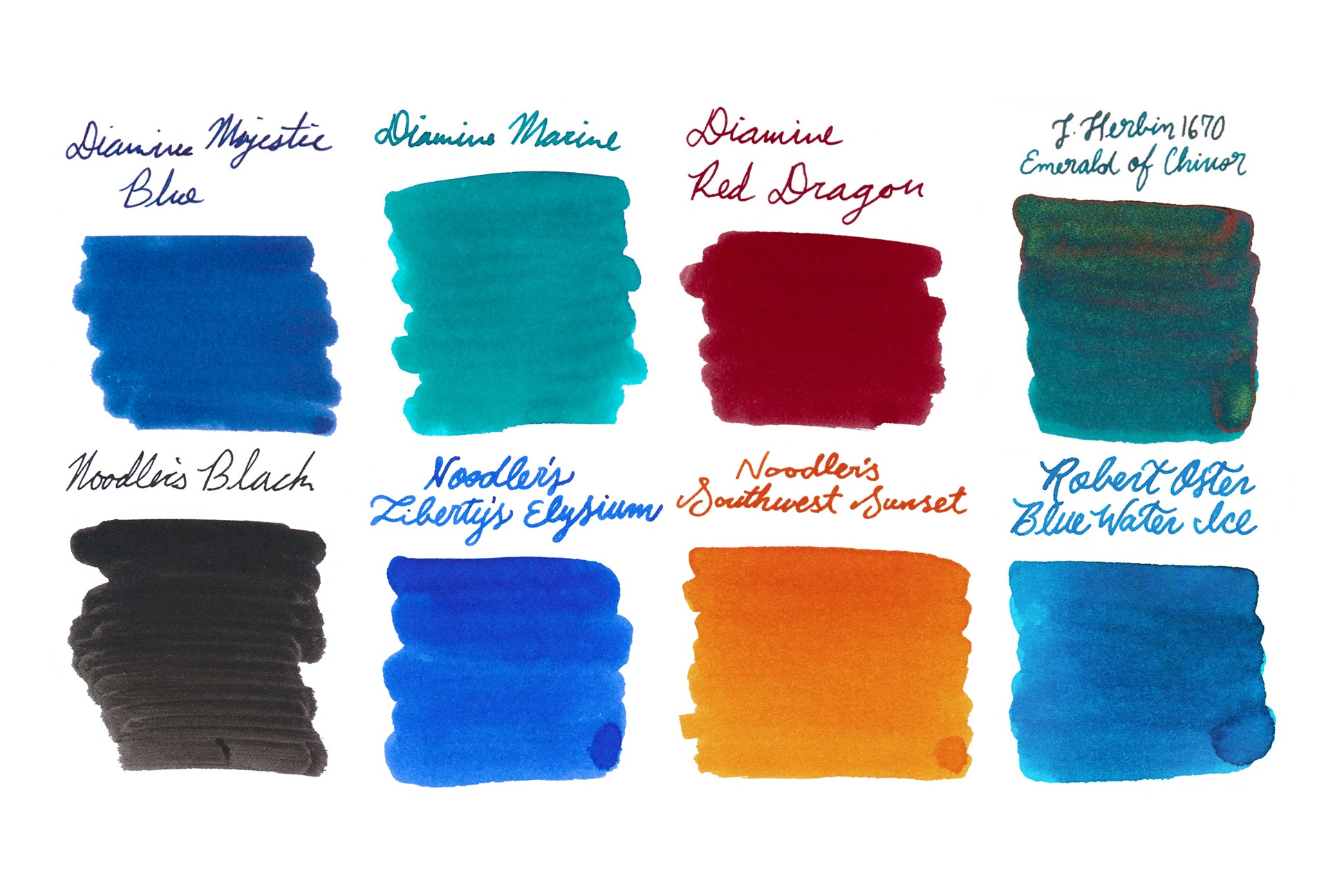 Goulet Curated Fountain Pen Ink Sample Sets - The Goulet Pen Company