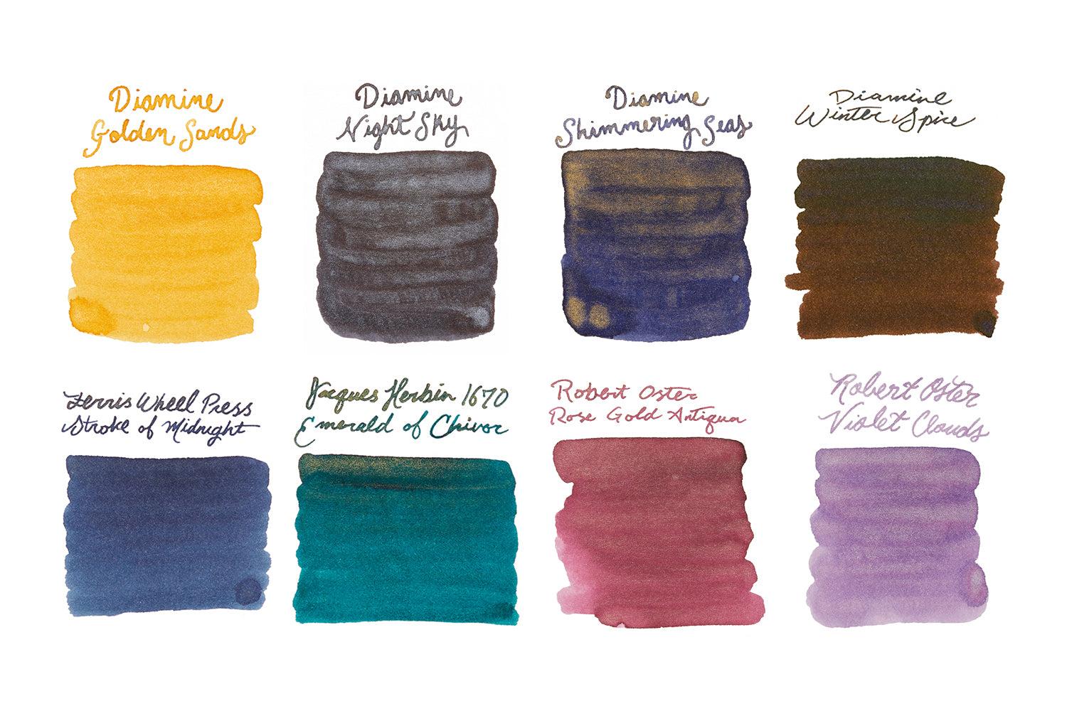 Top Shimmering Inks - The Goulet Pen Company