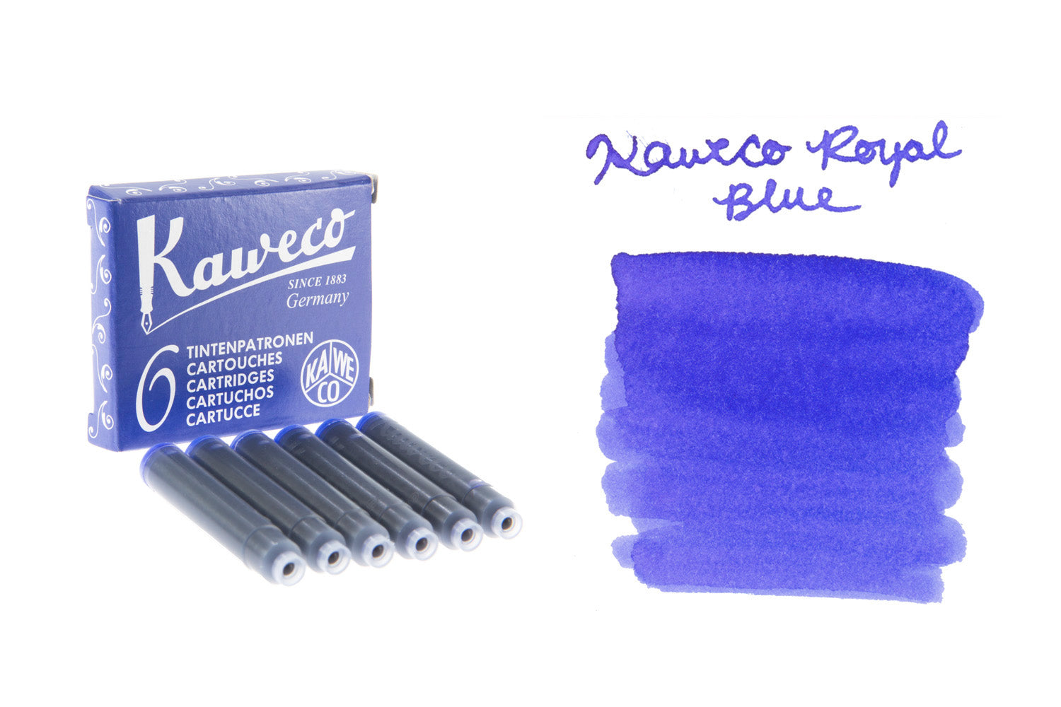 Kaweco Royal Blue - Fountain Pen Ink Cartridges - The Goulet Pen Company