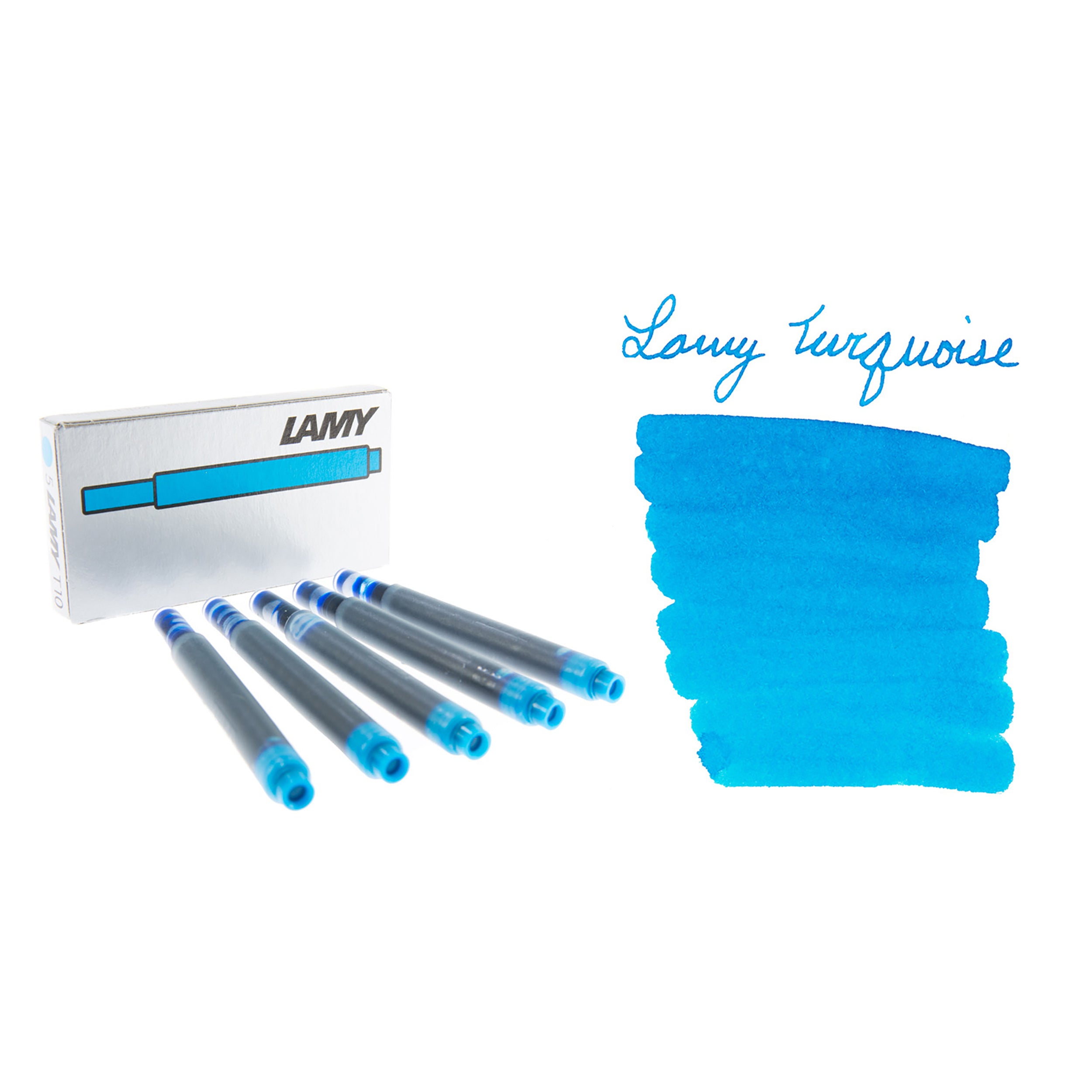 LAMY turquoise - Fountain Pen Ink Cartridges - The Goulet Pen Company
