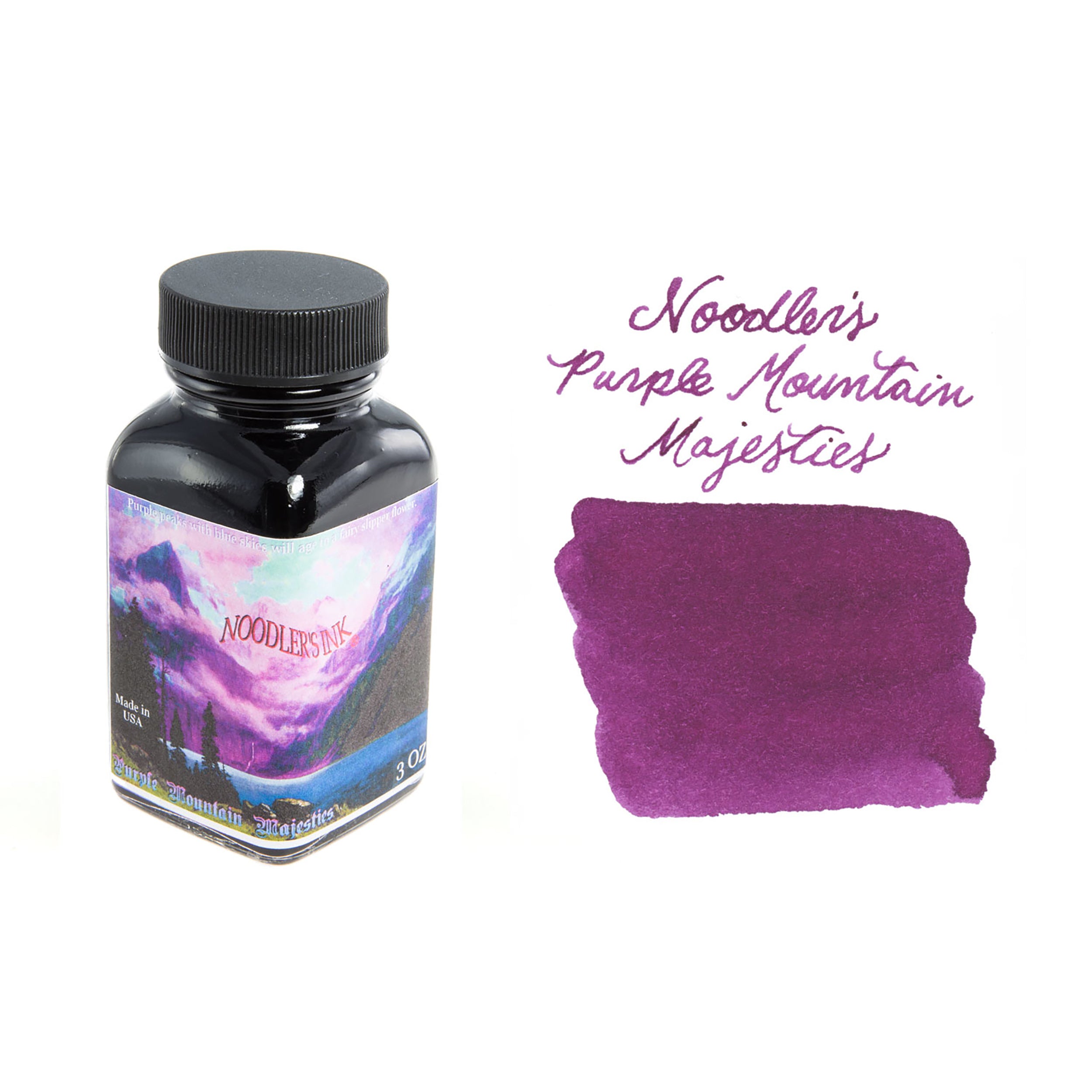 Noodler's Purple Mountain Majesties - 3oz Bottled Fountain Pen Ink ...