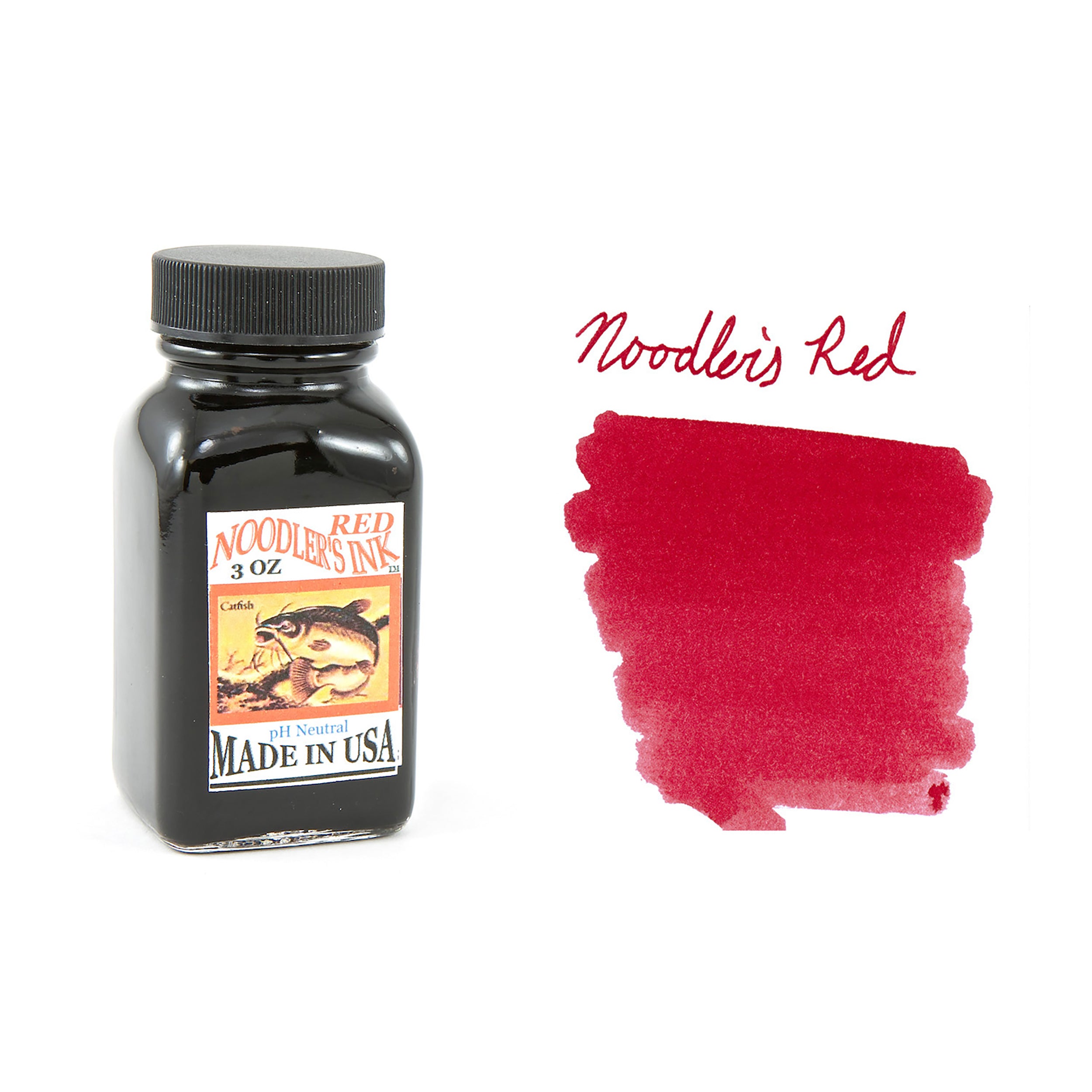 Noodler's Red - 3oz Bottled Fountain Pen Ink - The Goulet Pen Company