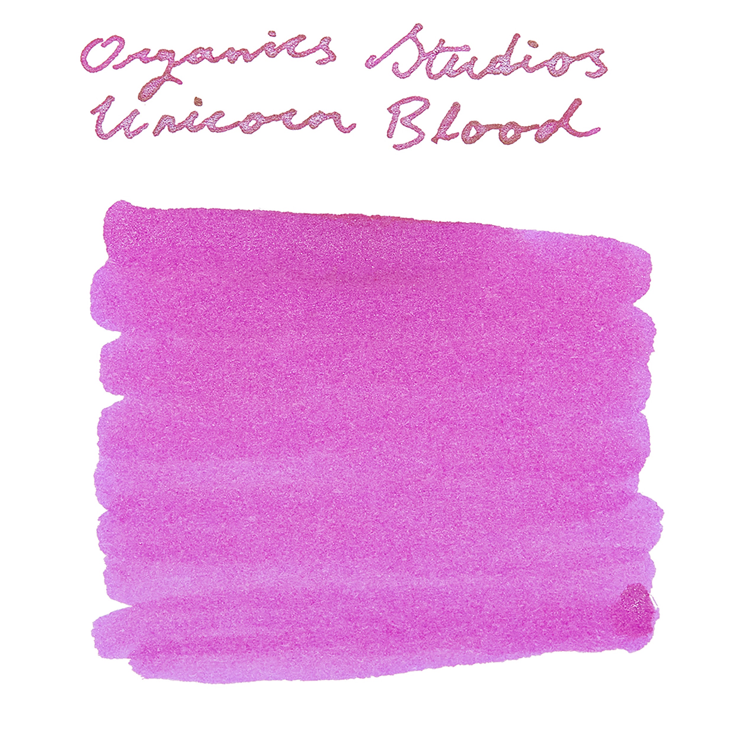 Organics Studio Unicorn Blood Pink Shimmer - Ink Sample - The Goulet ...