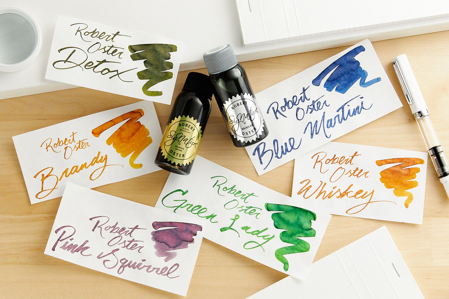 Robert Oster Whiskey - 2ml Fountain Pen Ink Sample - The Goulet Pen Company