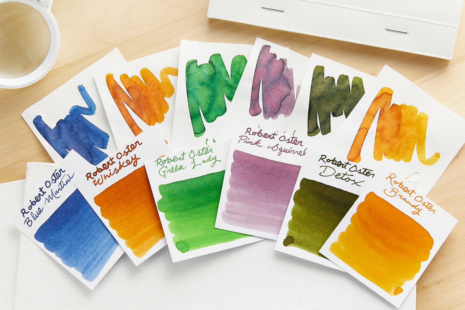 Robert Oster Whiskey - 2ml Fountain Pen Ink Sample - The Goulet Pen Company