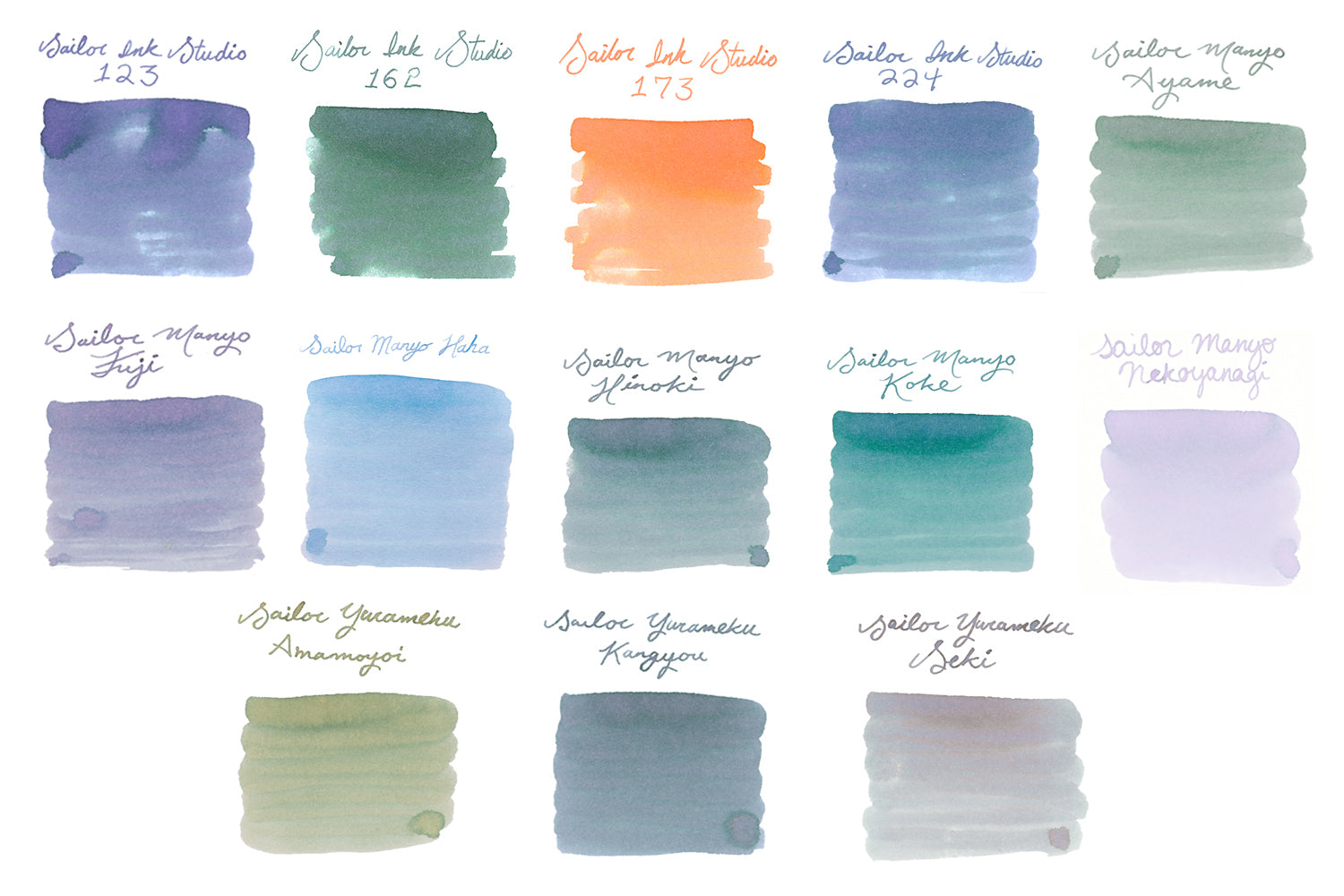 Fountain Pen Ink Sample Sets by Brand - The Goulet Pen Company