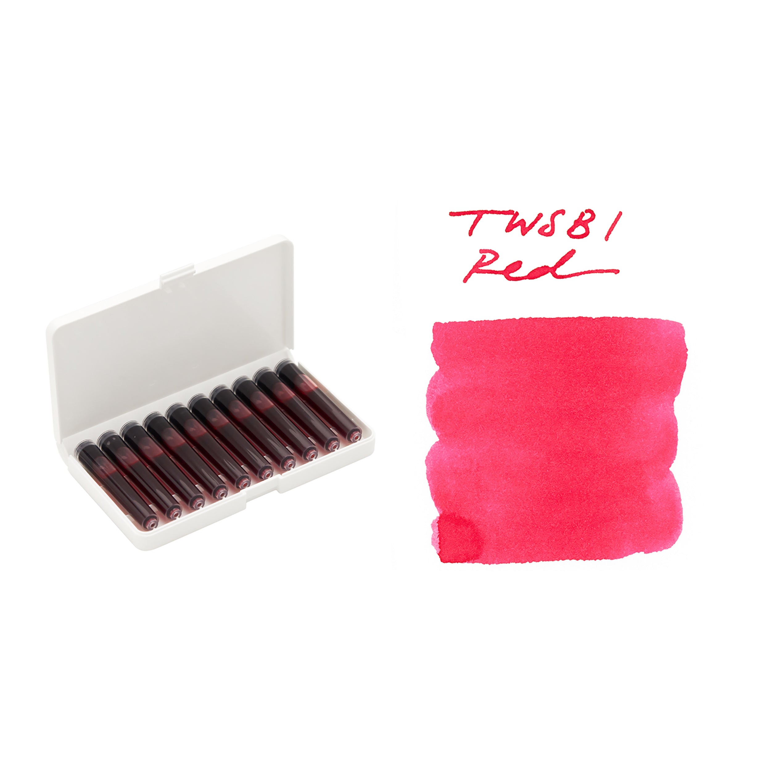 TWSBI Red - Fountain Pen Ink Cartridges - The Goulet Pen Company