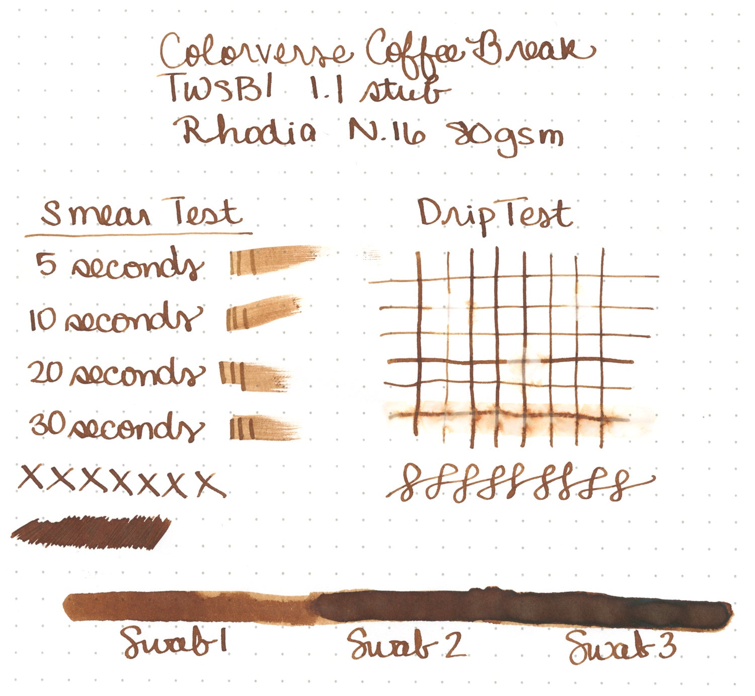 Colorverse Coffee Break - Ink Sample - The Goulet Pen Company