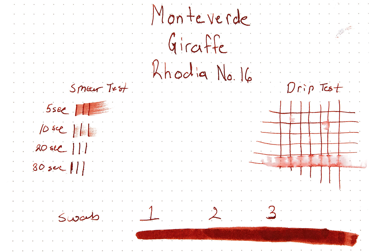 Monteverde Giraffe - Ink Sample - The Goulet Pen Company