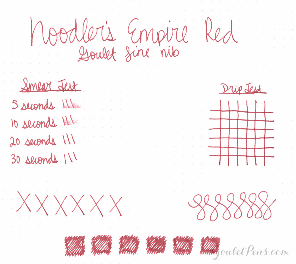 Red Fountain Pen Ink - The Goulet Pen Company