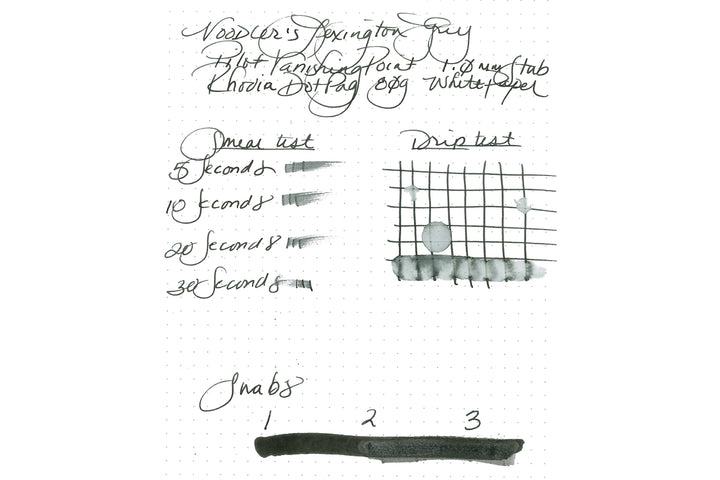 Grey & Silver Fountain Pen Ink - The Goulet Pen Company